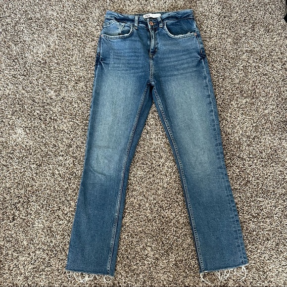Zara | Jeans | Zara High Rise Z975 Straight Leg Jeans | Poshmark